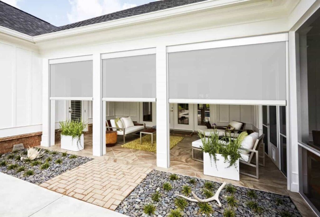 Catawba Exterior Window Shades | Bloomin’ Blinds (803) 630-3056
